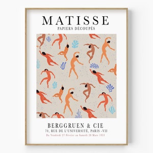 Henri Matisse the Dance Exhibition Poster Boho Wall Art - Etsy