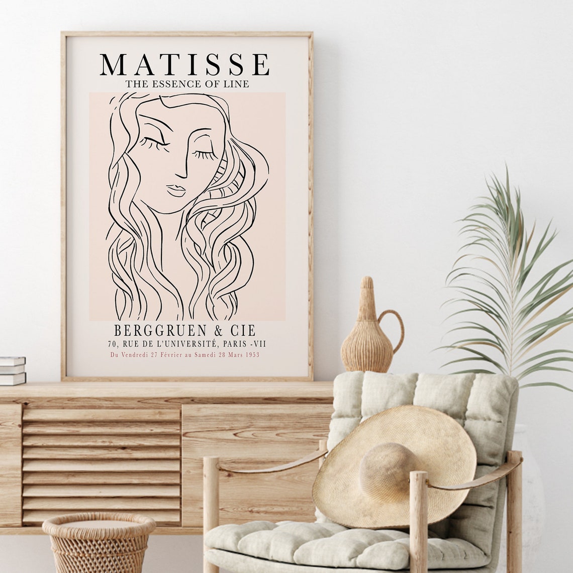 Henri Matisse WOMAN LINE ART Female Figure Woman Sketch Art | Etsy