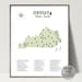 Kentucky State Parks Map Print-kentucky State Parks | Etsy