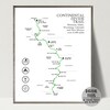 Ice Age Trail Map Print-ice Age Hiking Trail Map-ice Age Trail Hiking ...