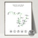 Ice Age Trail Map Print-ice Age Hiking Trail Map-ice Age Trail Hiking ...