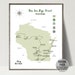 Ice Age Trail Map-ice Age Hiking Trail Map Print-ice Age Trail Hiking ...