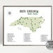 North Carolina State Parks Map-north Carolina State Parks Checklist ...