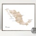 Mexico Map-mexico Poster-minimalist Map Print-watercolor Map Poster ...