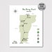 The Long Trail Map-vermont Long Trail Hiking Map Print-the - Etsy