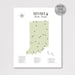 Indiana State Parks Map Print-indiana State Parks Checklist-state Parks ...