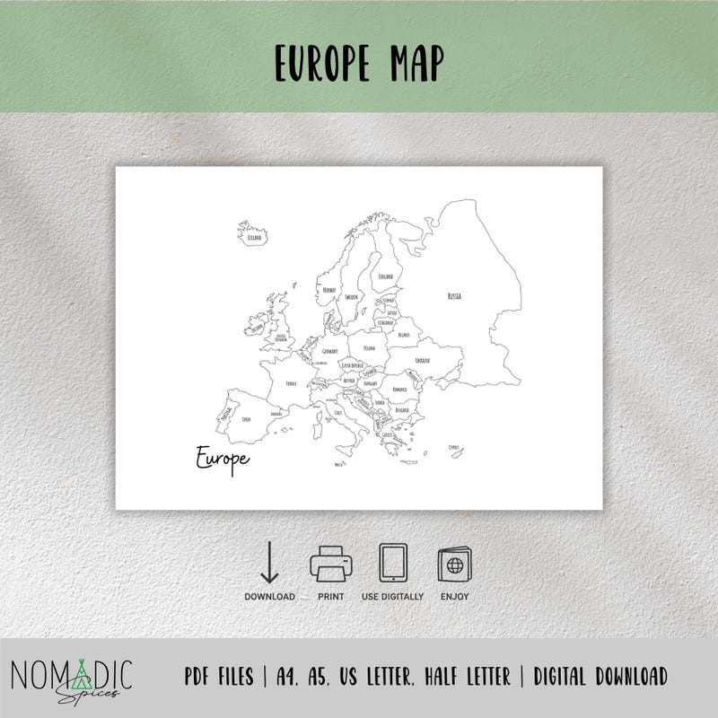 Tracing map - Etsy France