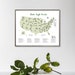 State High Points Map-usa State Peaks-state Highest Peak Map-50 States ...