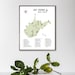 West Virginia State Parks Map Print-west Virginia State Parks - Etsy