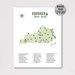 Kentucky State Parks Map Print-kentucky State Parks Checklist-state ...