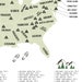 State High Points Map-usa State Peaks-state Highest Peak Map-50 States ...
