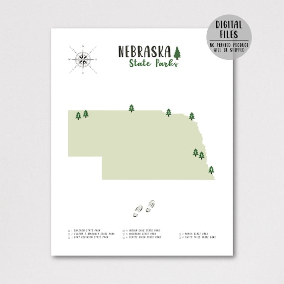 Map Of Nebraska State Parks