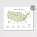 State High Points Map-usa State Peaks-state Highest Peak Map-50 States ...
