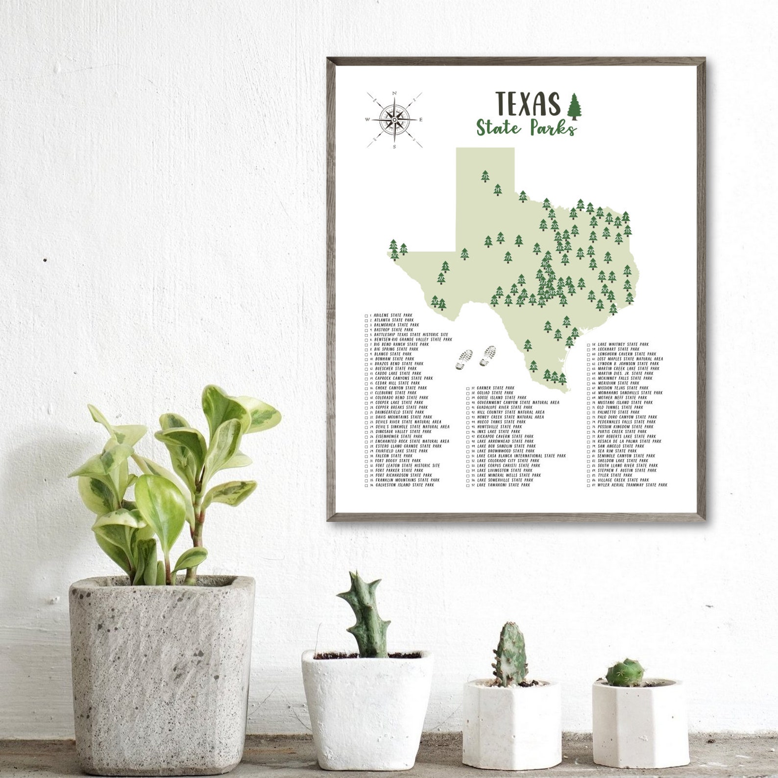 Texas State Parks Map-texas State Parks Checklist-state Parks of Texas ...