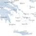 Greece Map-greek Island Map Print-greece Poster-minimalist Map ...