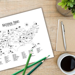 63 National Parks of United States Map-us National Parks Bucket List ...