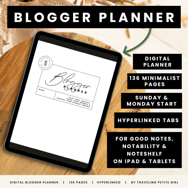 Blogging Planner - Etsy