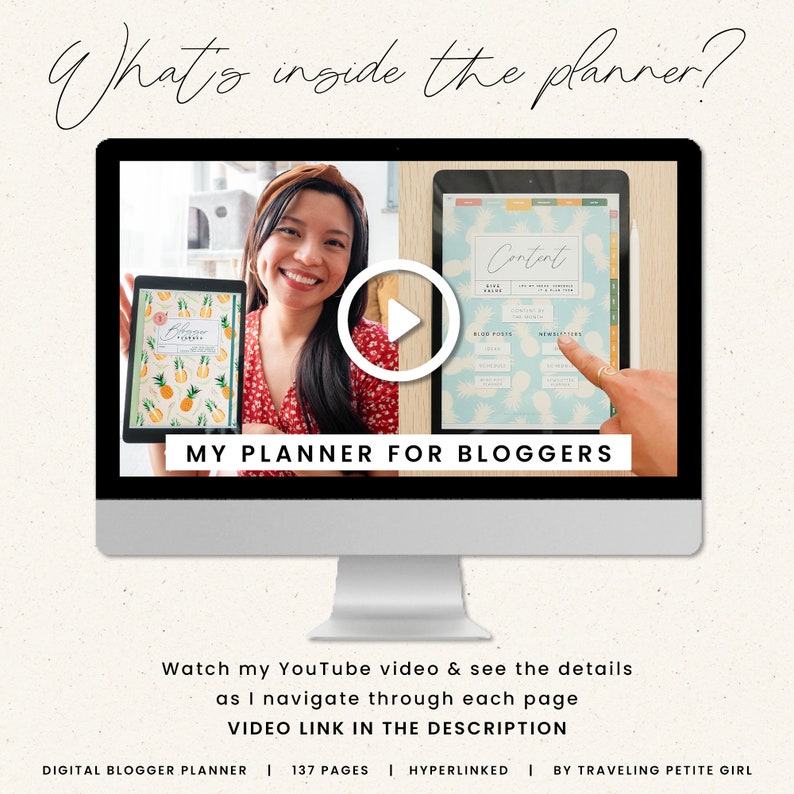 Digital Blogger Planner for Content Creators, Influencers ...