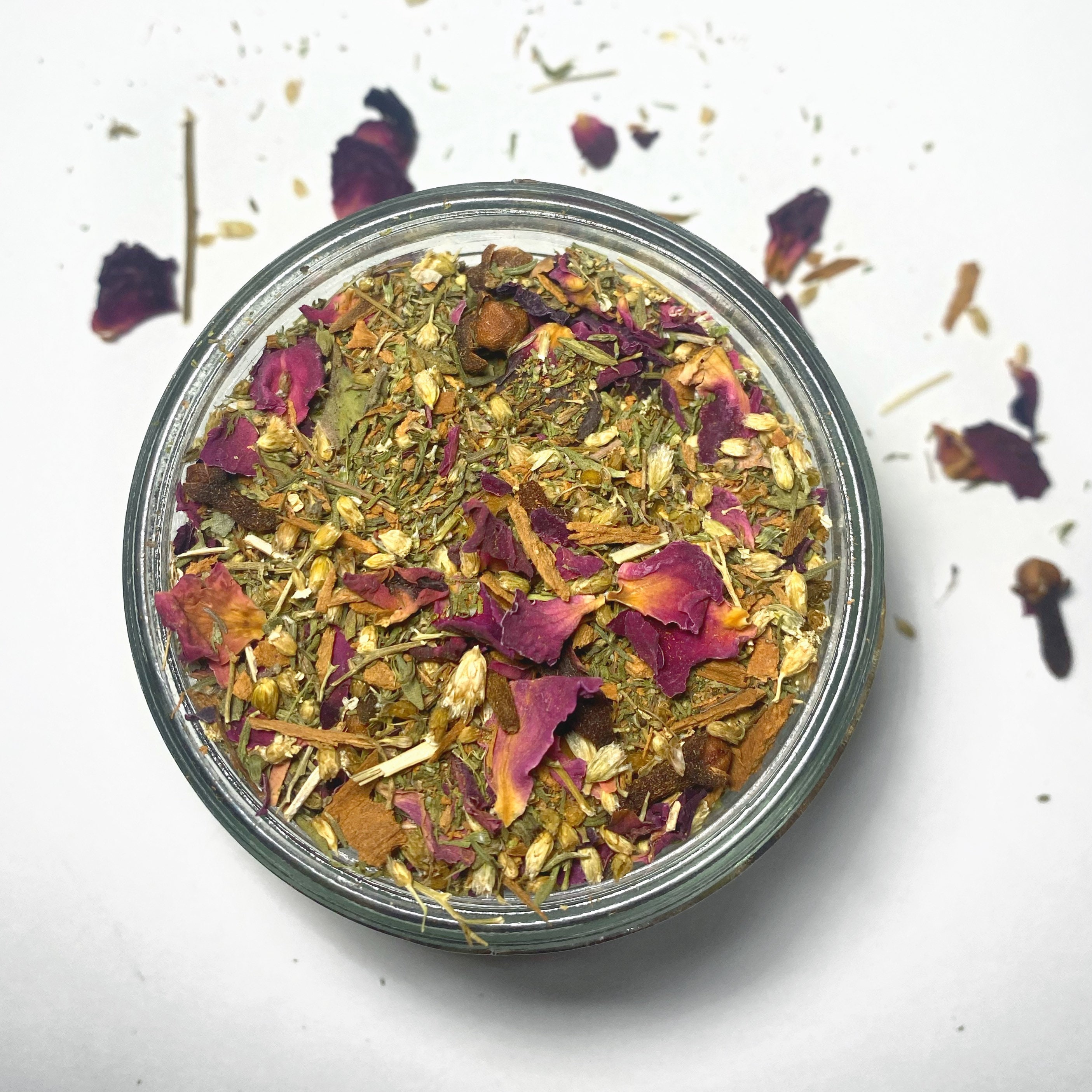 Psychic Tea - Loose Leaf Spiced Floral Tea With All-natural Rose Petals ...