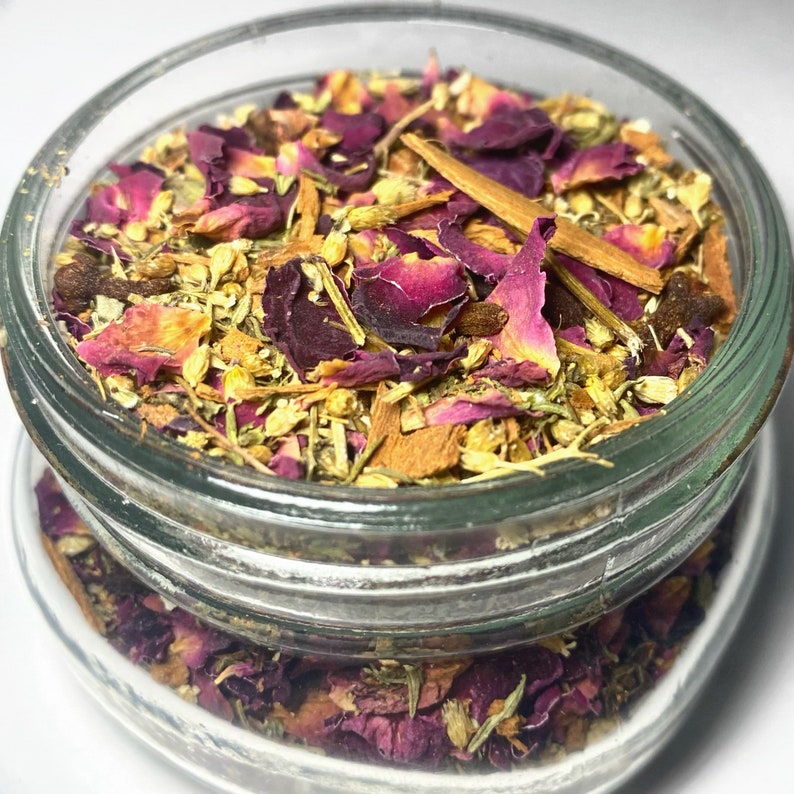Psychic Tea - Loose Leaf Spiced Floral Tea With All-natural Rose Petals ...