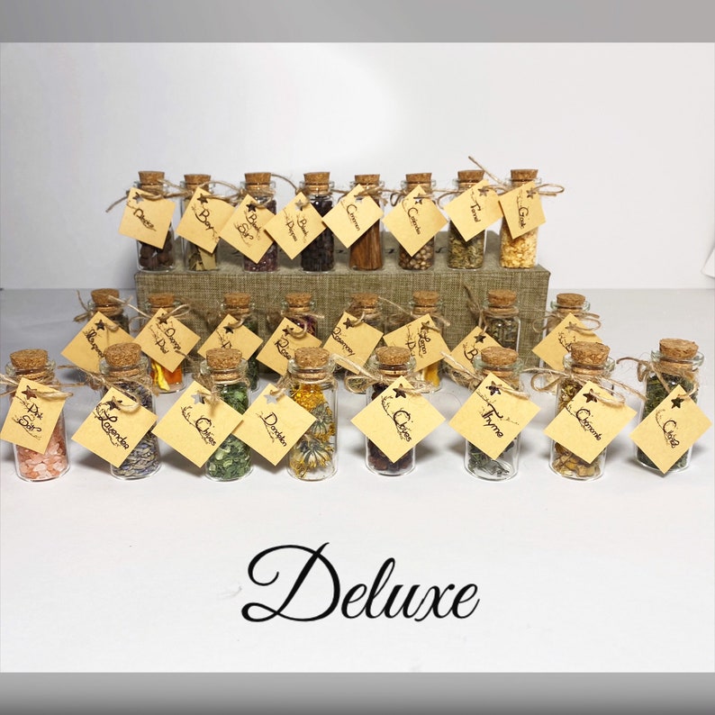 Apothecary Natural Healing Kit for Witchcraft Herbalist - Etsy