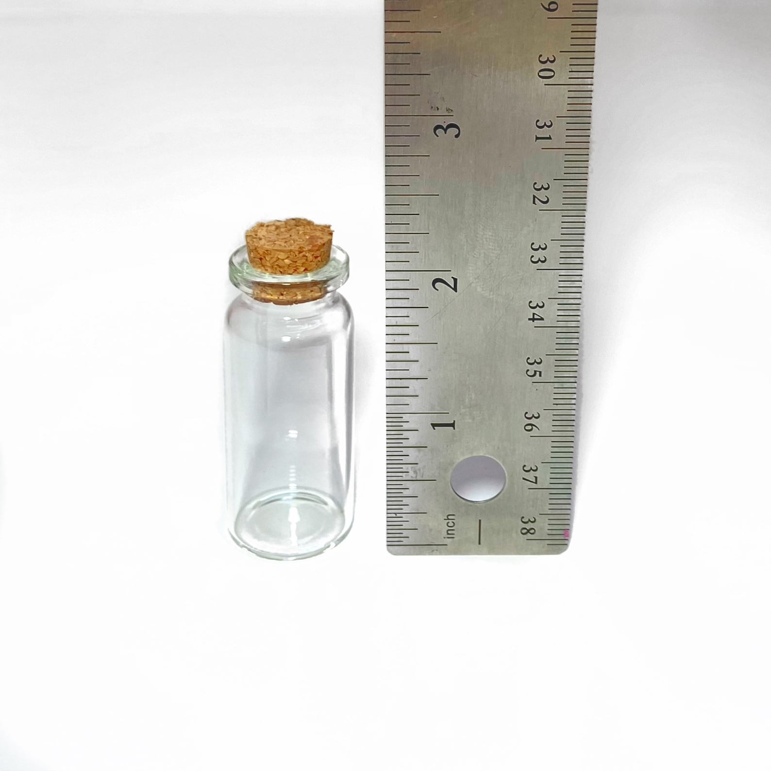 Glass Bottles With Corks 5 10 15 or 20 Ml Clear Empty Jars - Etsy