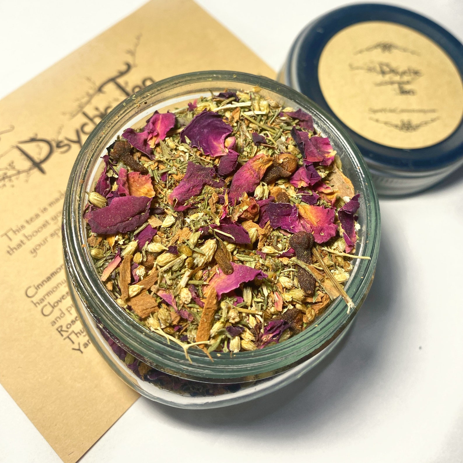 Psychic Tea - Loose Leaf Spiced Floral Tea With All-natural Rose Petals ...