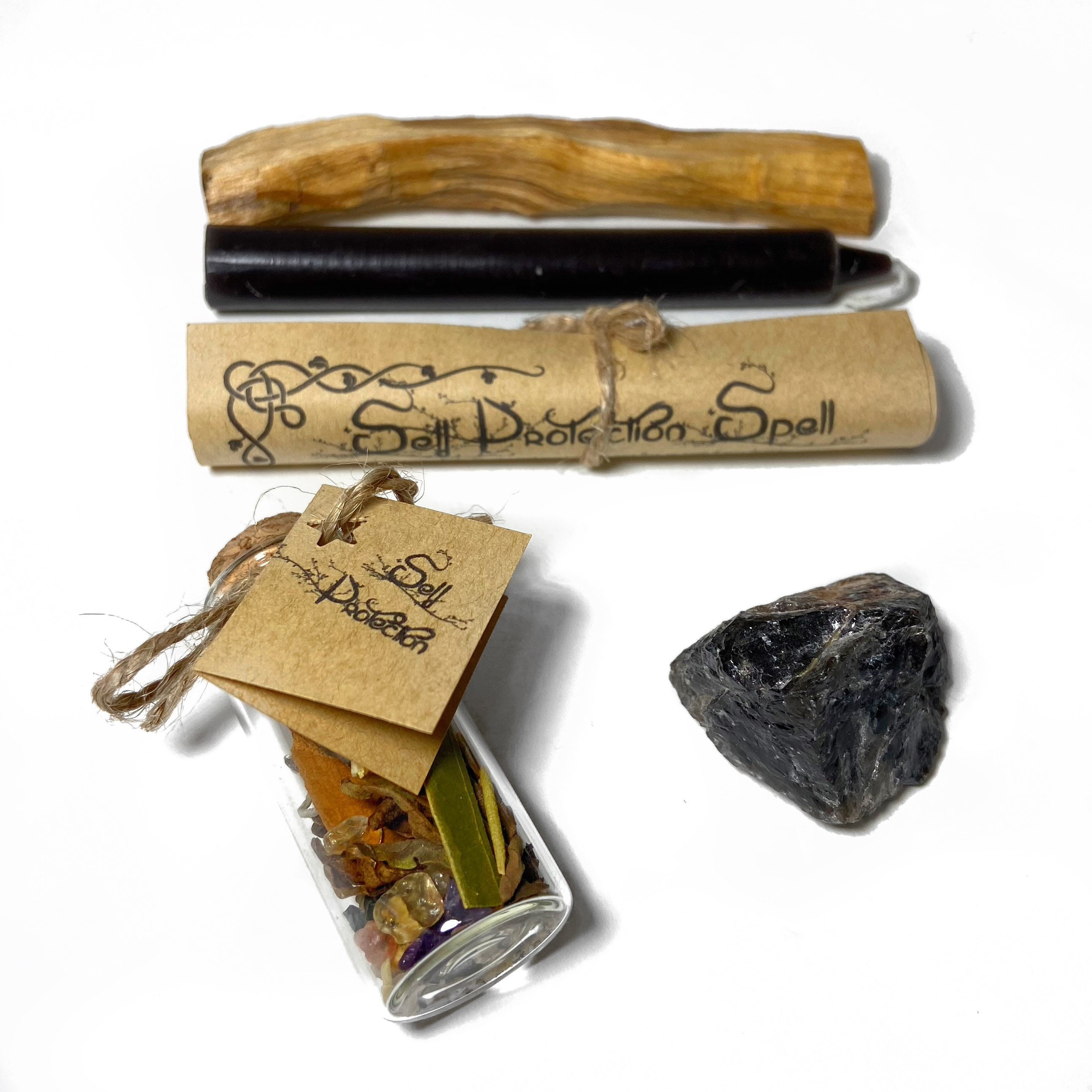 Self Protection Spell Kit With Ritual Spell Jar Candle - Etsy