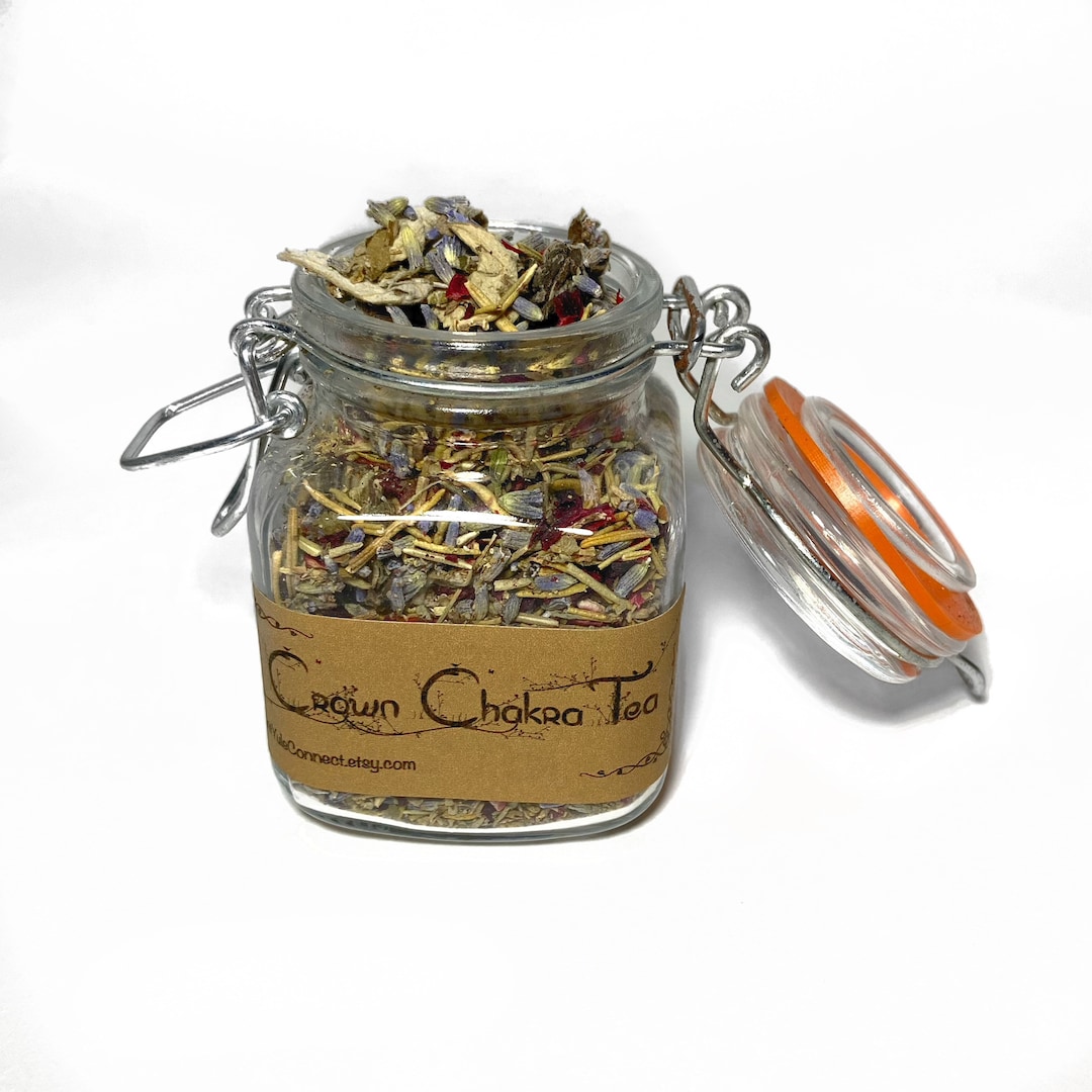 Crown Chakra Tea - Loose Leaf Floral Tea With All-natural Rose Petals ...