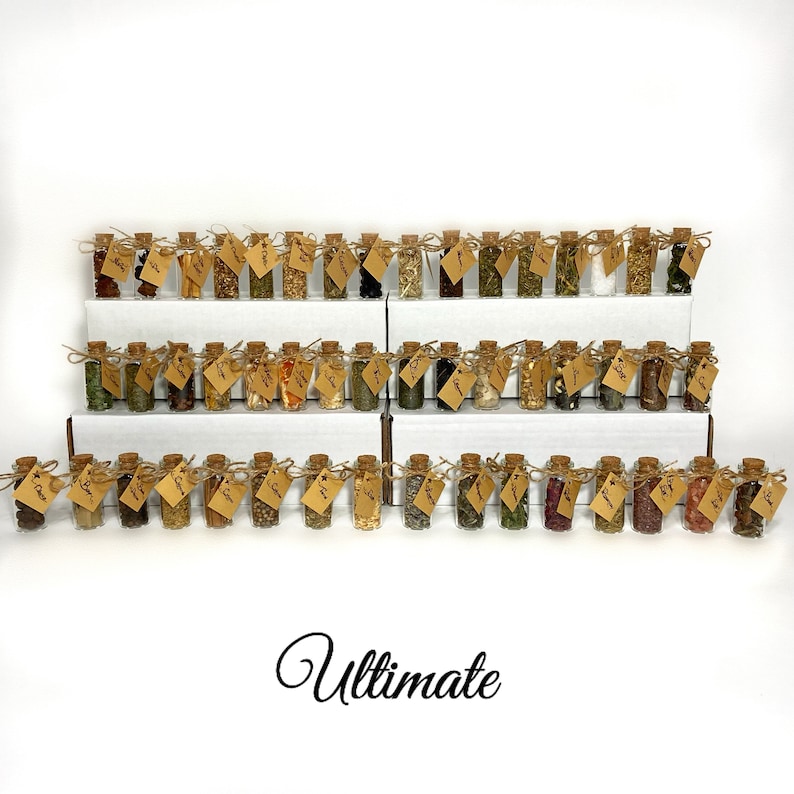 Apothecary Natural Healing Kit for Witchcraft Herbalist - Etsy