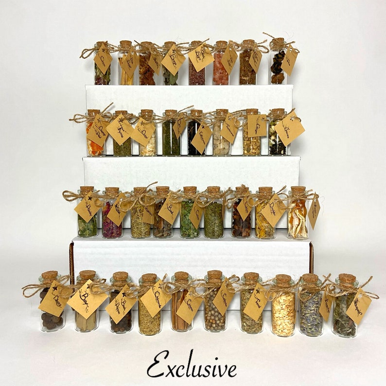 Apothecary Natural Healing Kit for Witchcraft Herbalist - Etsy