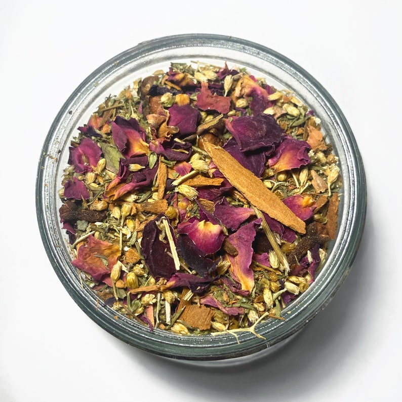 Psychic Tea - Loose Leaf Spiced Floral Tea With All-natural Rose Petals ...
