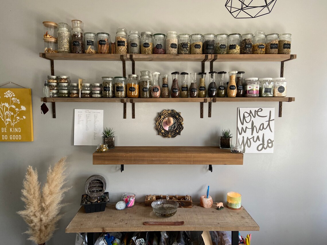 Apothecary Natural Healing Kit for Witchcraft Herbalist | Etsy