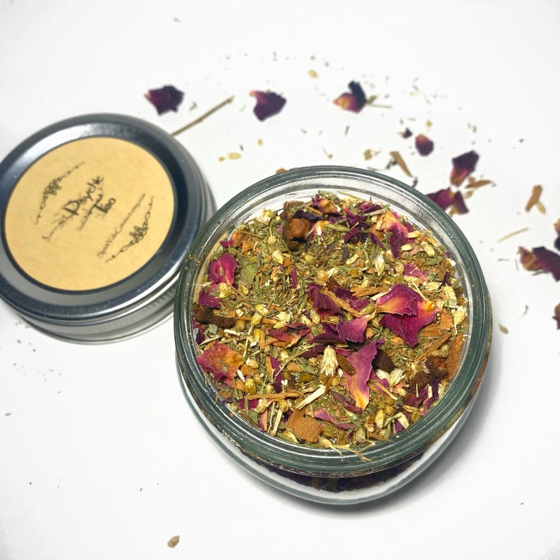 Psychic Tea - Loose Leaf Spiced Floral Tea With All-natural Rose Petals ...