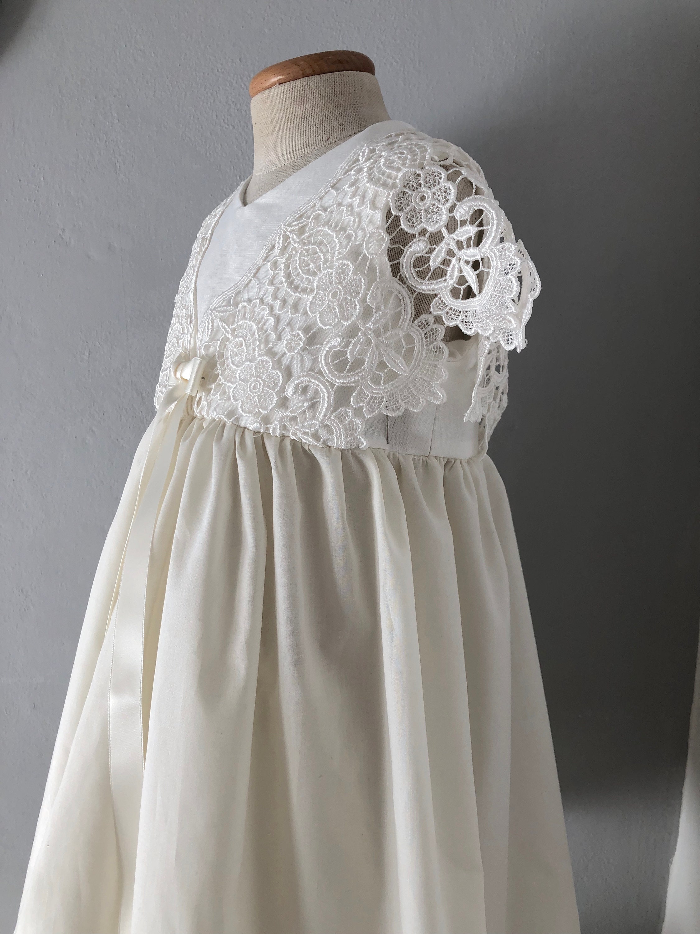 Baptism Dress Spring Summer Ceremony Christening Dress Girl ELENA - Etsy