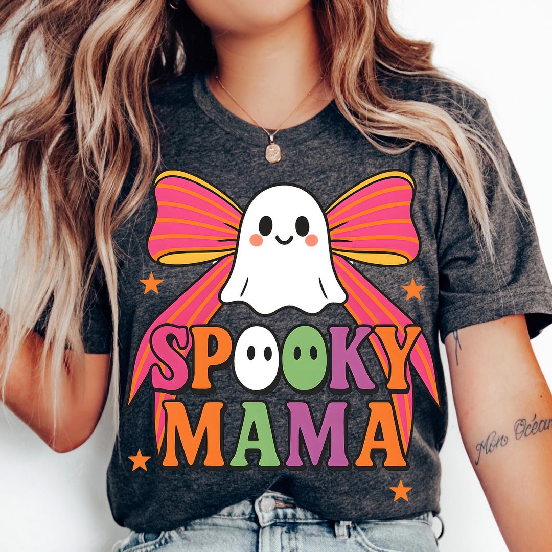 Spooky Mama Ghost PNG: Retro Halloween Design (digital Download) - Etsy