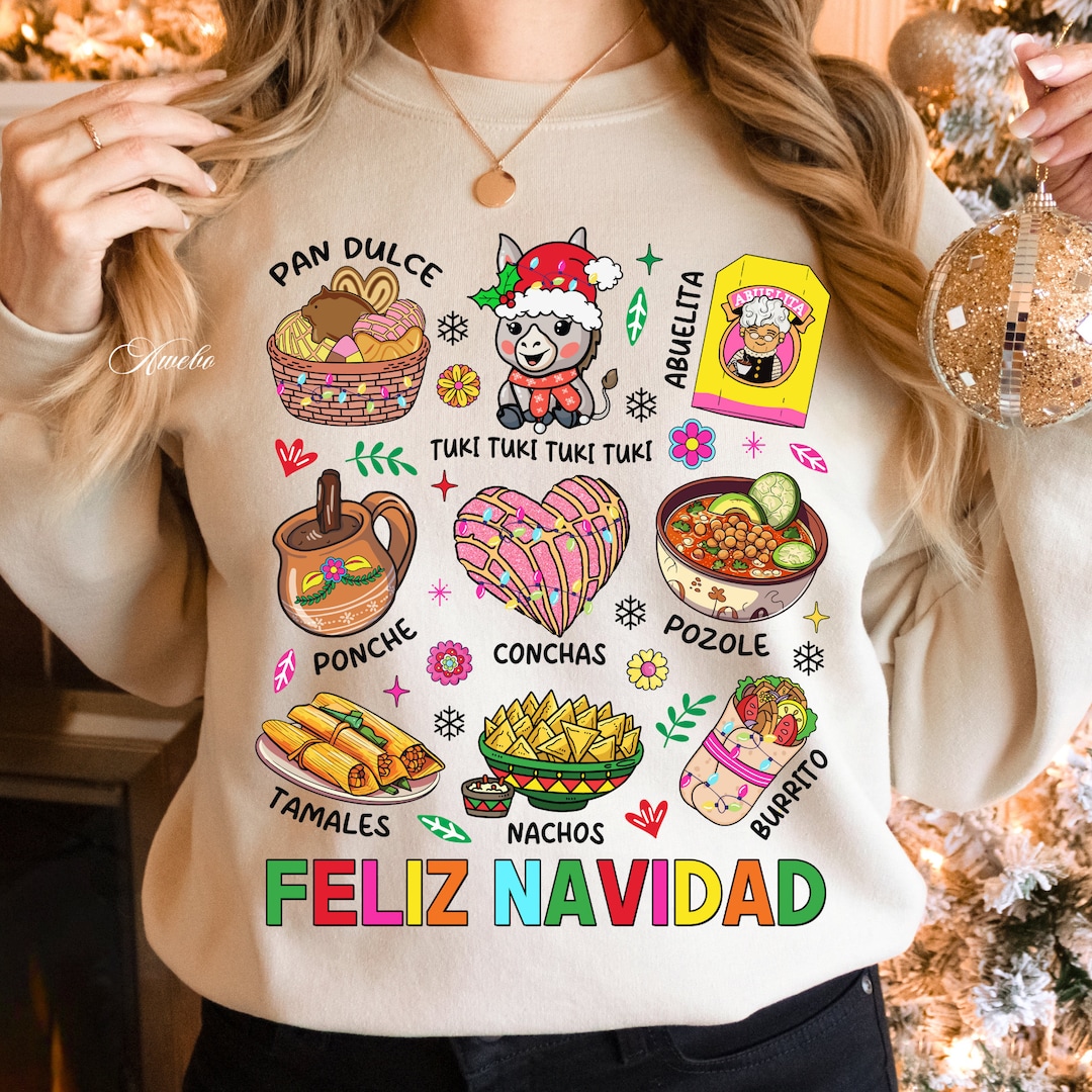 Mexican Feliz Navidad Png, Christmas Tis the Season Shirt, Mexican ...