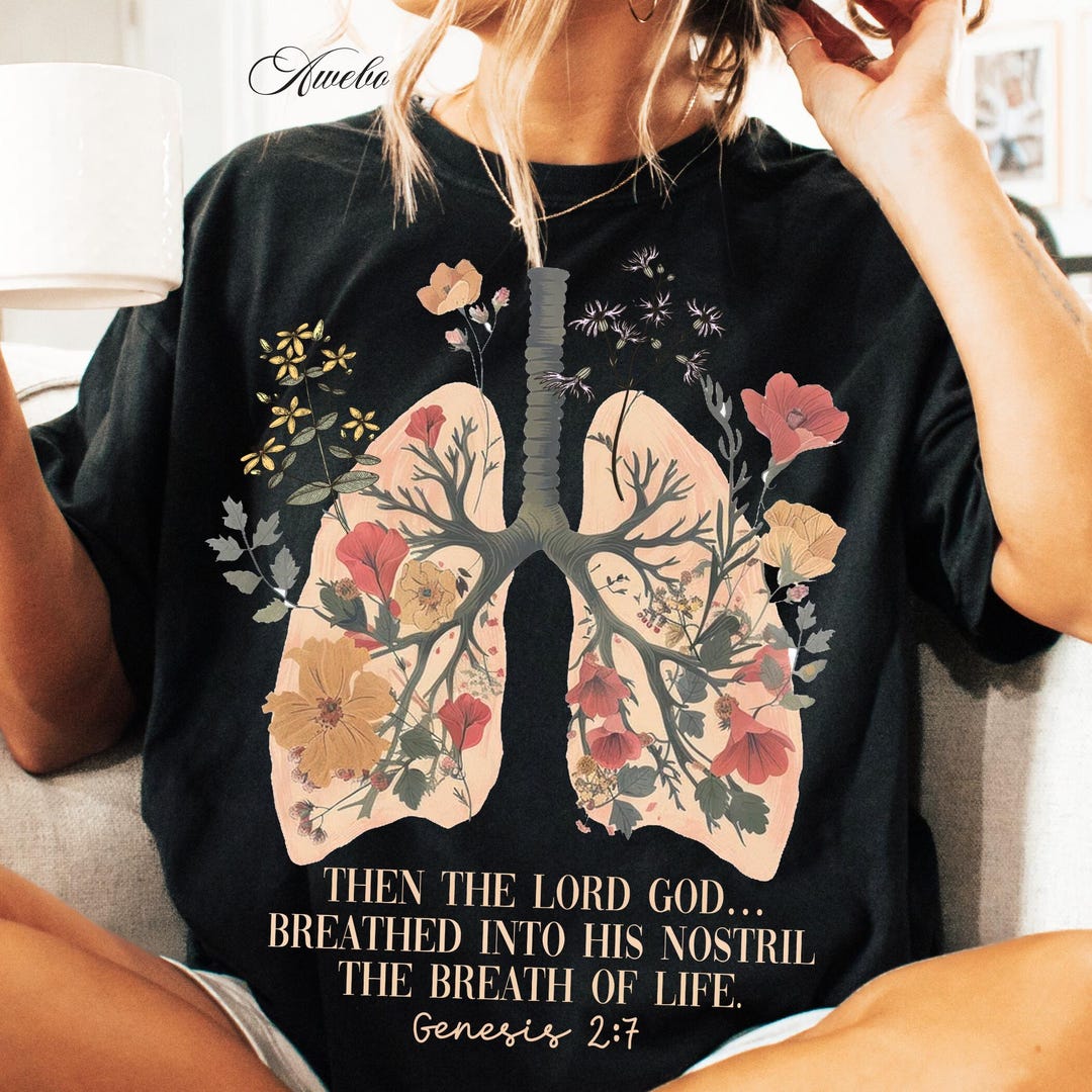 Boho Floral Christian PNG | Breath of Life Bible Verse Design | Floral ...