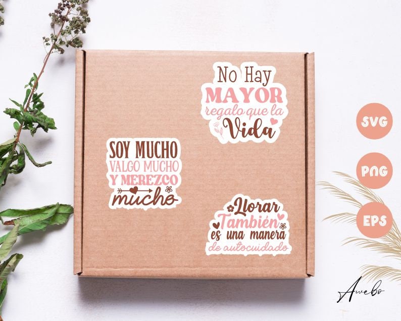 Latina Positive Bundle Stickers SVG PNG Latina Stickers svg - Etsy España