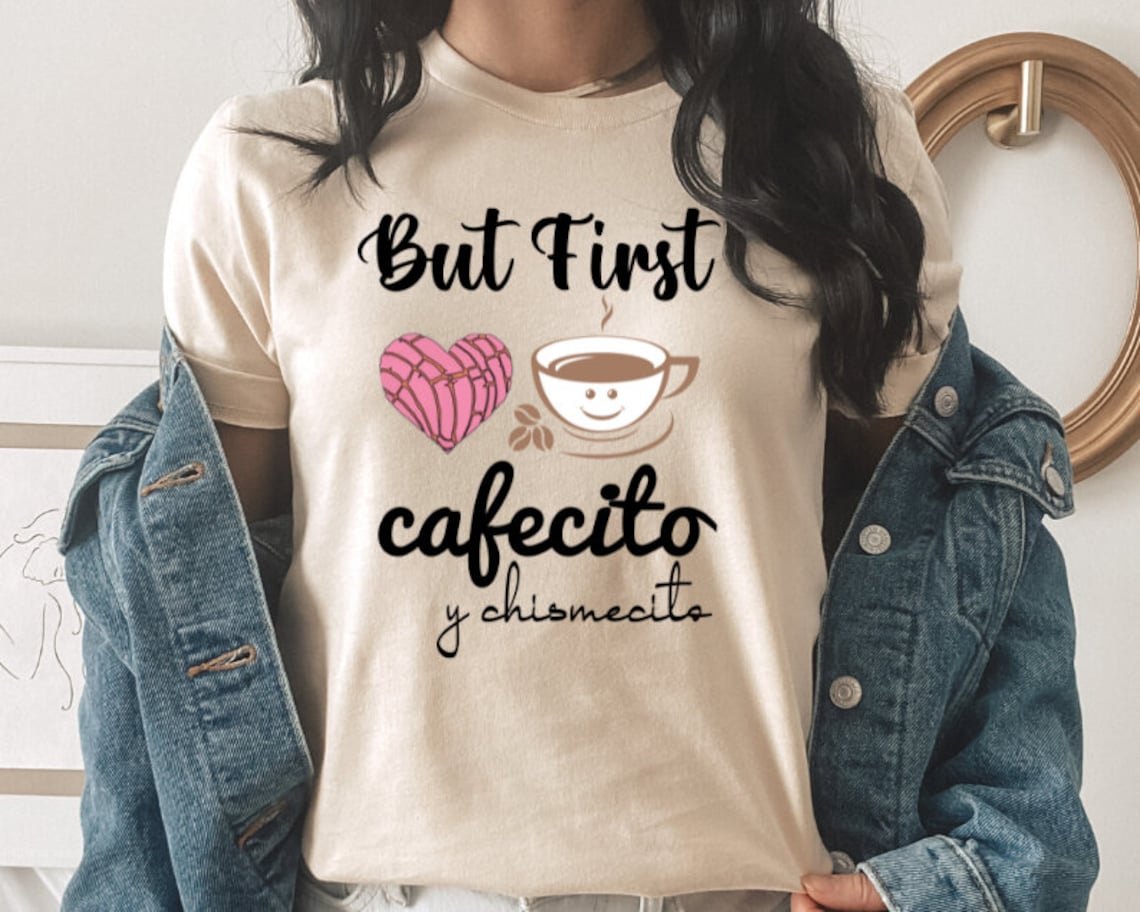 But First Cafecito Latina Png Peace Love Coffee Mexican - Etsy