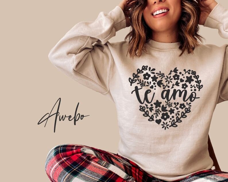 Te Amo SVG Latina Svg Spanish Love Quote SVG PNG File - Etsy
