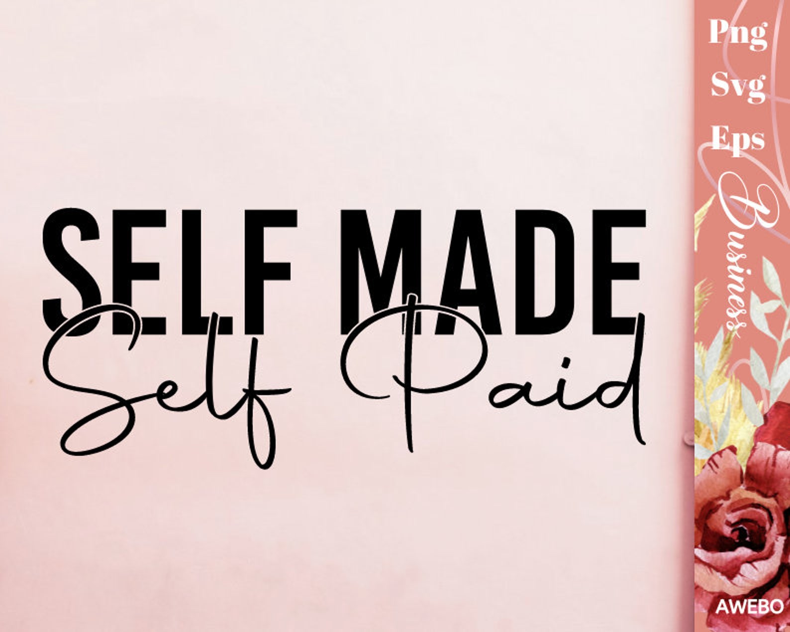 Self Made Self Paid Svg Entrepreneur Svg Entrepreneurship - Etsy