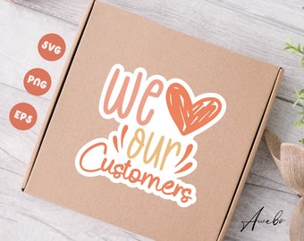 We Love You Sticker - Etsy
