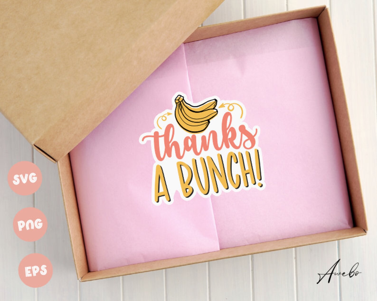 30 Boho Thank You Stickers SVG PNG Bundle Digital Thank You Printable ...