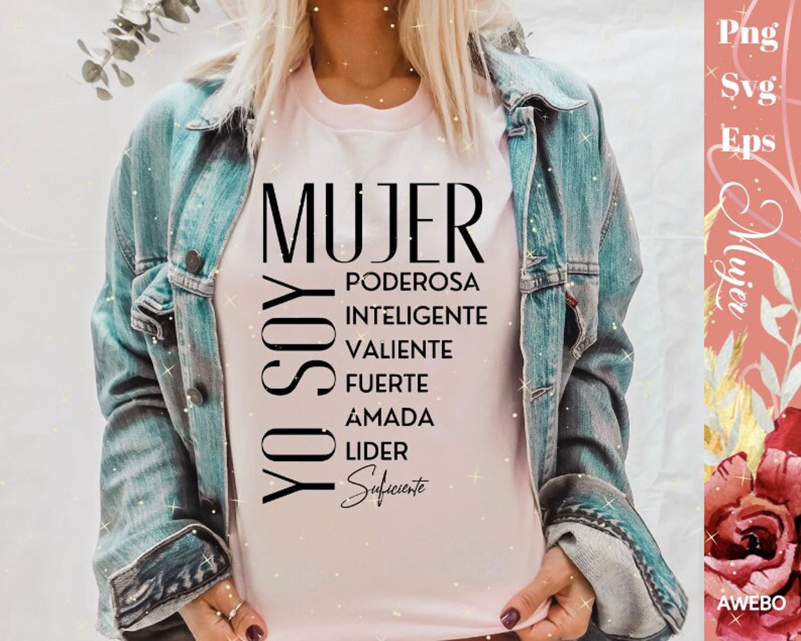 Latina Svg Mujer Valiente Poderosa Svg Empowered Latina Woman Spanish ...