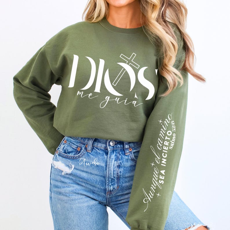 Dios Me Guia SVG PNG, Frase Biblica Svg, Scripture Svg, Spanish ...