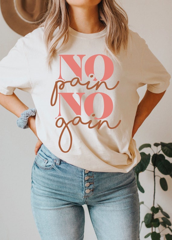 No Pain No Gain Svg Png Boho Workout Svg Gym Svg - Etsy India
