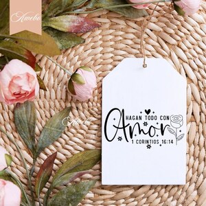 Hagan Todo Con Amor Svg, Spanish Religious Svg Spanish Svg, Frases ...