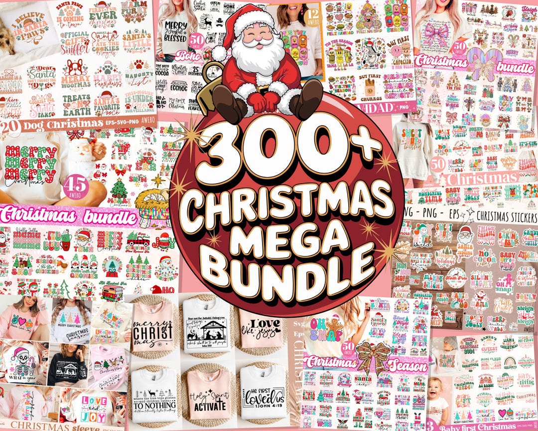 300+ Elegant Christmas Mega Bundle Png, Teacher Christmas Svg, Coquette ...