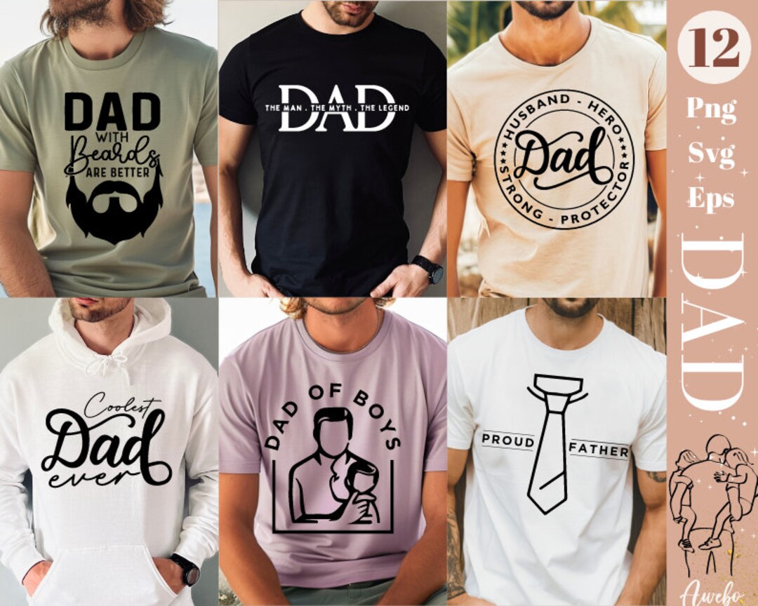 Boho Fathers Day Svg Png Bundle, Father Quotes Svg, Sweet Dad Svg, Dad ...